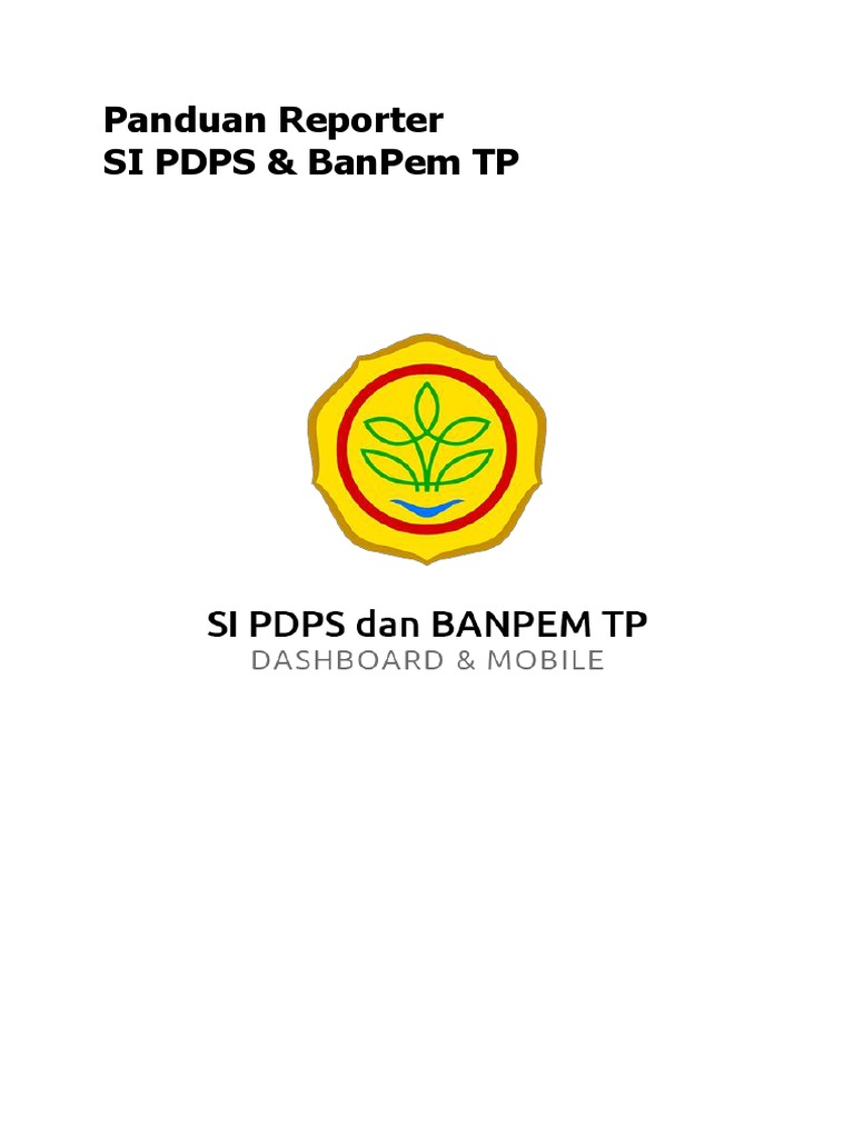 Panduan Aplikasi SI PDPS & BanPem TP | PDF