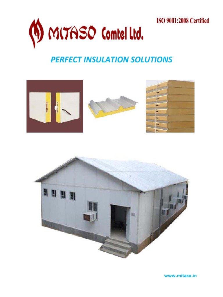 Prefab-Catalog (Puff Panels Brochure) - 1 | PDF | Thermal Insulation ...