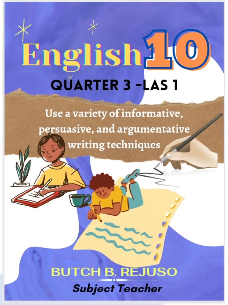 Las Eng Q3 Week 1 | PDF | Persuasion | Essays
