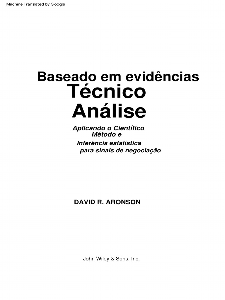 Evidence-Based Technical Analysis Pag-1-300 Port | PDF | Conhecimento ...