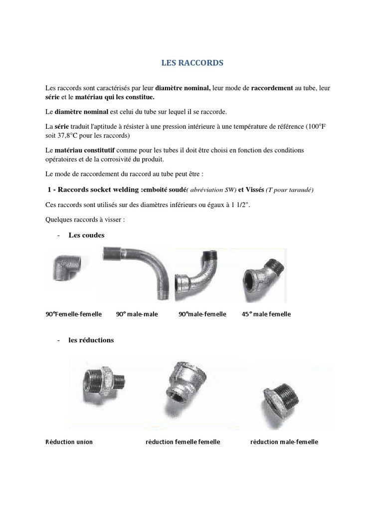 Raccord Et Brides | PDF