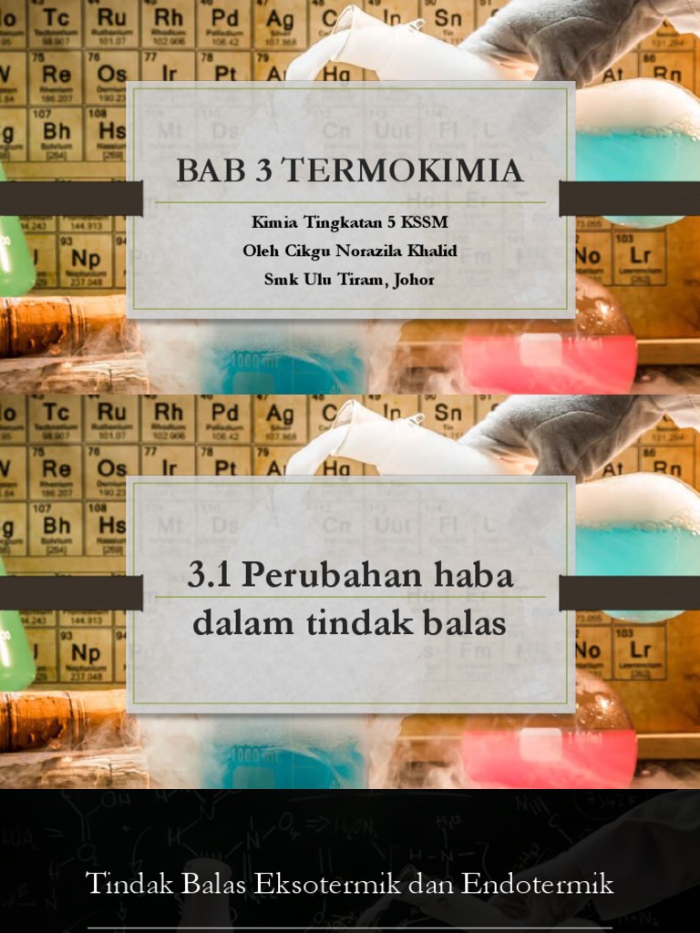 Nota Padat Kimia Bab 3 T5 | PDF | Ilmu Sosial | Sains & Matematika