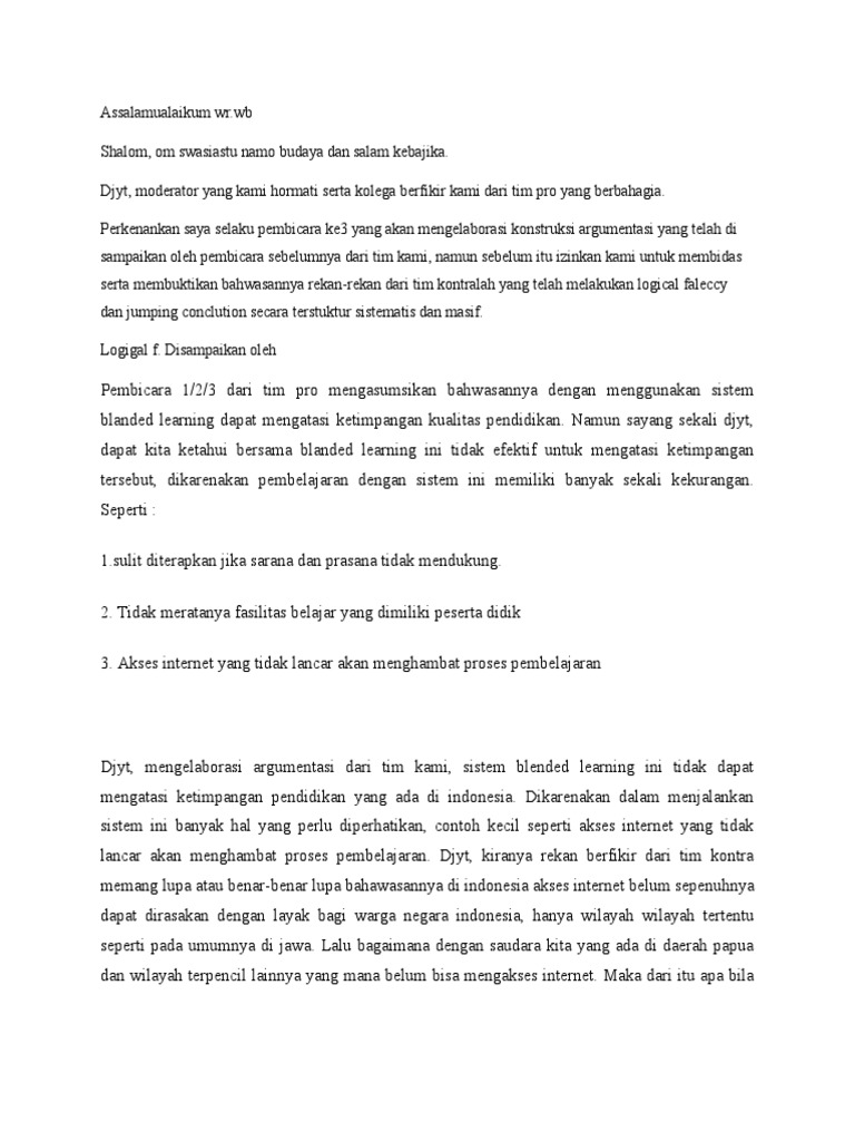 Memahami Case Building dalam Debat | PDF