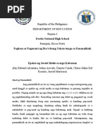 Sample Filipino Research Layunin | PDF