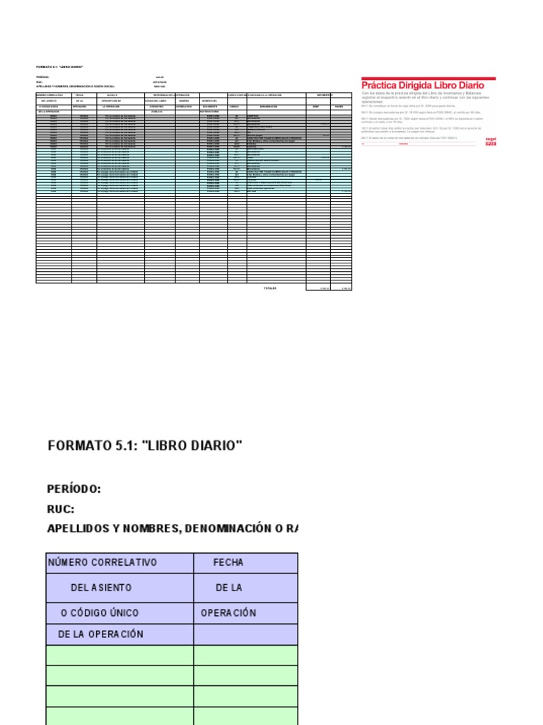 Trabajo en Equipo Registro 5. 1. Libro Diario | PDF | Impuestos ...