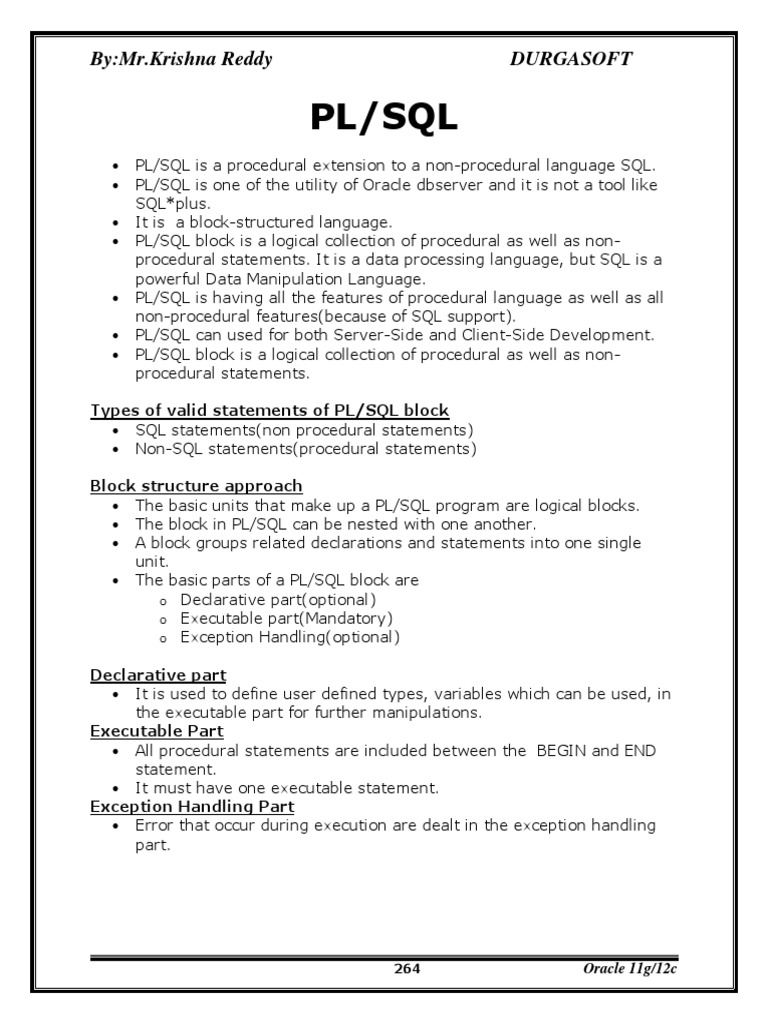 Oracle SQL plsql-264-349 | PDF | Pl/Sql | Control Flow