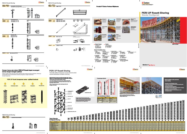 Peri Up Rosett Shoring | PDF | Civil Engineering | Composite Material