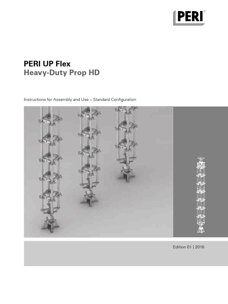 PERI UP Flex Heavy Duty Prop HD US1 | PDF | Scaffolding | Screw