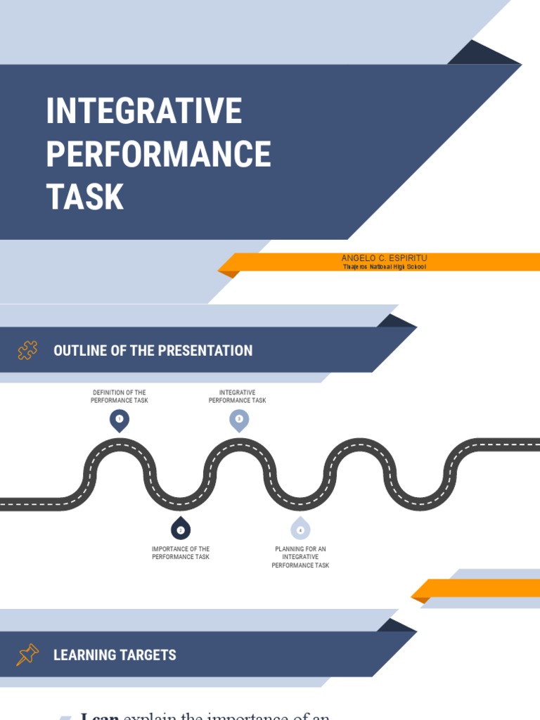 Integrative Performance Task Guide | PDF | Learning | Analytics