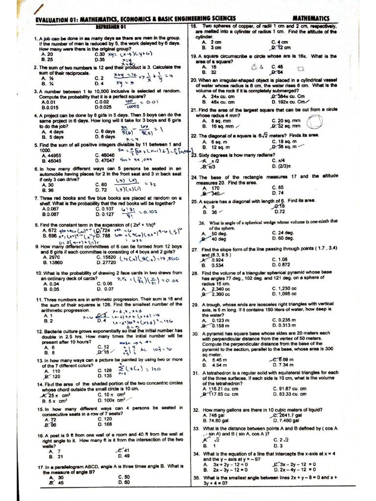 Mathematics in House | PDF