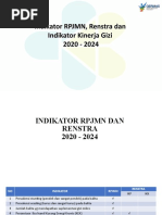 Indikator Kinerja Program Gizi 2020 - 2024 | PDF