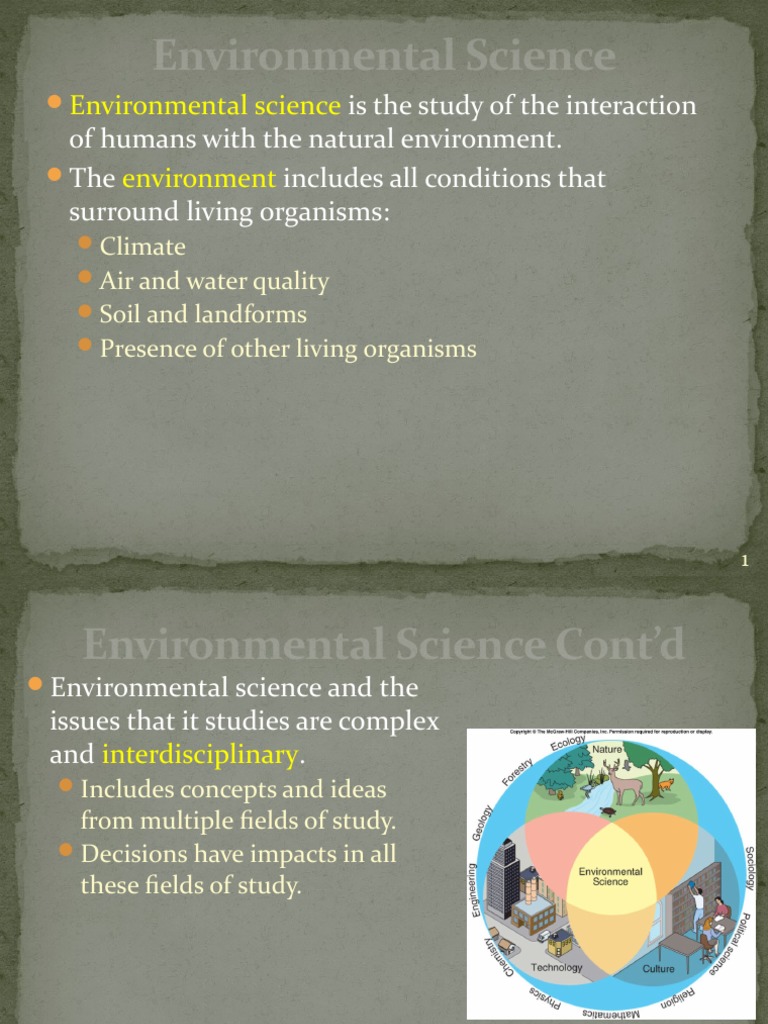 Introduction To Environmental Science | PDF