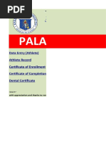 BADAC TEMPLATE - Attendance Sheet | PDF