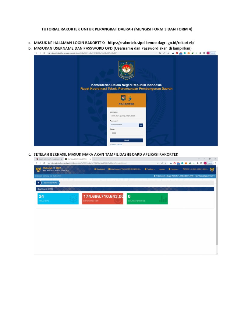 Tutorial Penginputan Form 3 Dan Form 4 Untuk Keperluan Rakortek | PDF