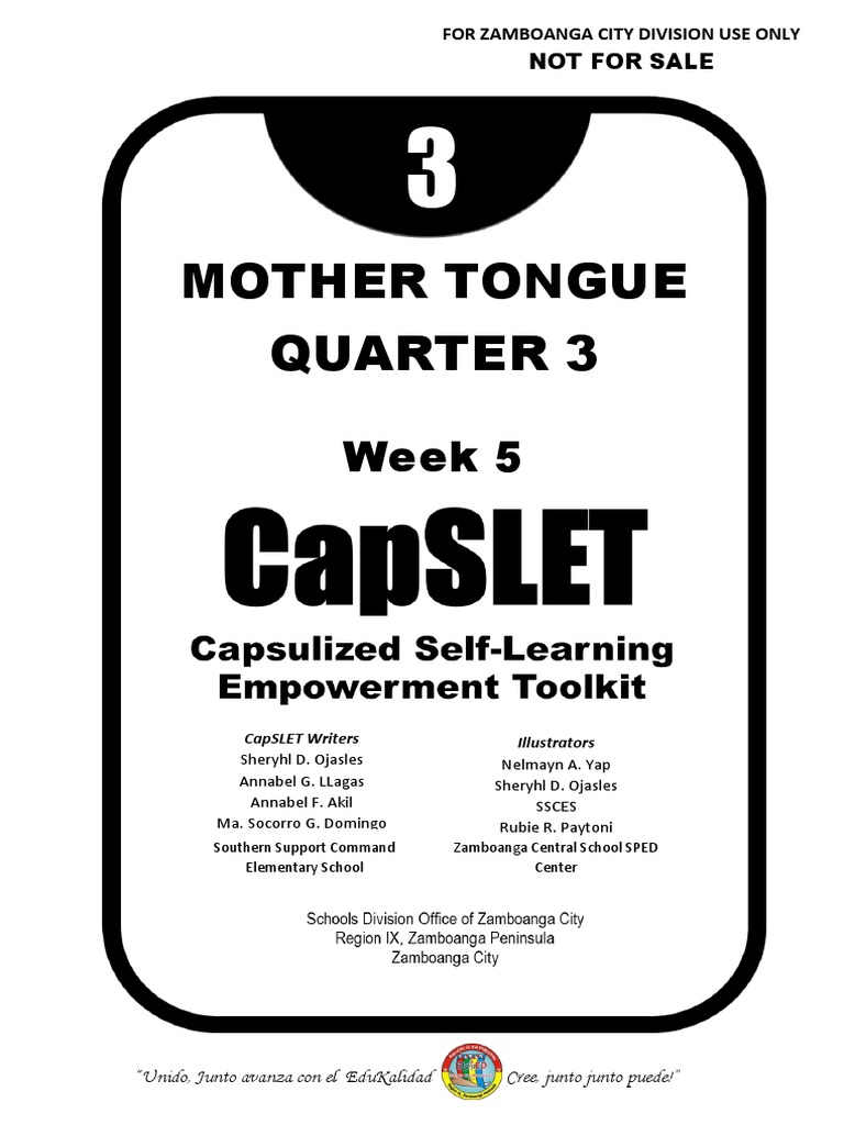 MT3 Q3W5 Final Reviewed | PDF | Morfología Lingüística | Ciencia cognitiva