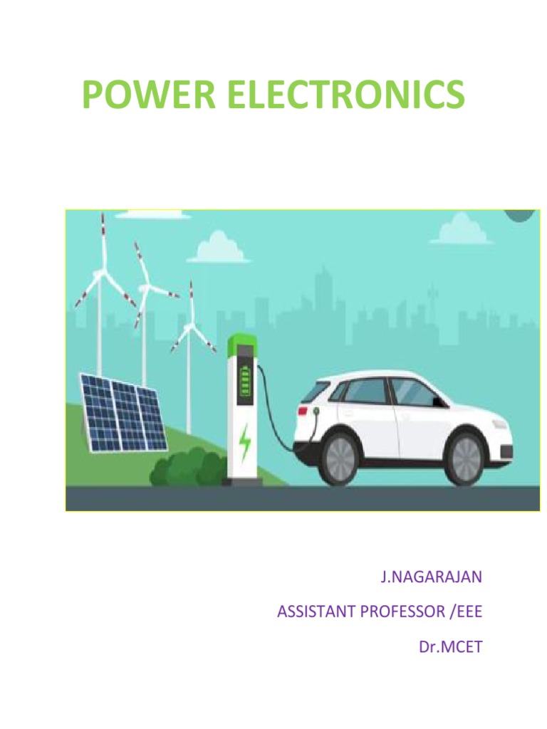 Power Electronics Digital Notes | PDF | P–N Junction | Bipolar Junction ...