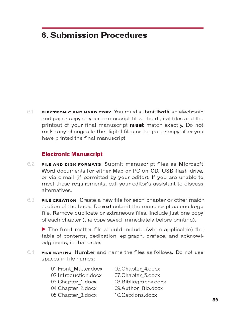 6 - SubmissionProcedures Umn Press | PDF | Computer File | United ...
