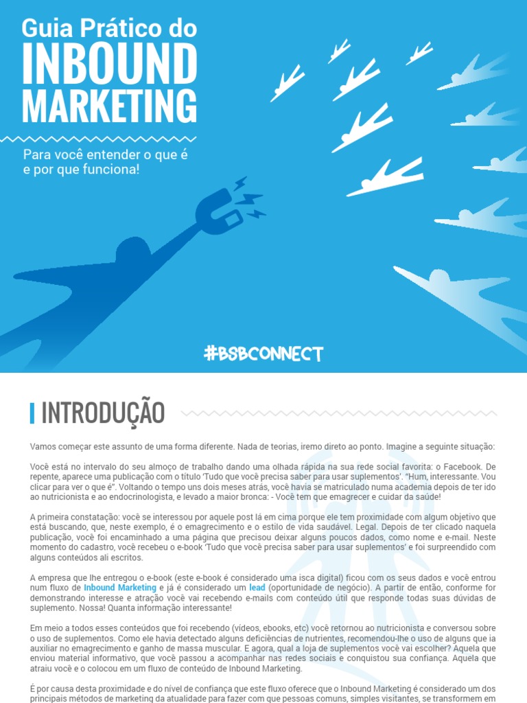 Guia Prático Do INBOUND MARKETING. para Você Entender o Que É e Por Que ...