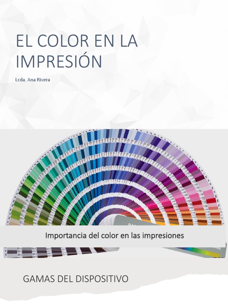 Importancia del Color en Impresión | PDF | Color | Cian