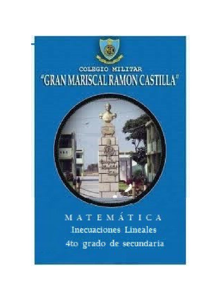 Inecuaciones Lineales | PDF | Desigualdad (Matemáticas) | Aritmética