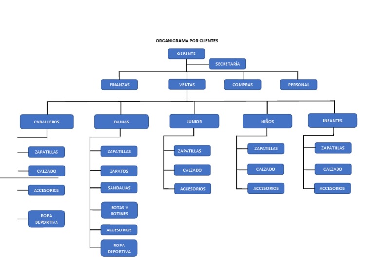 Organigrama Por Clientes Pdf