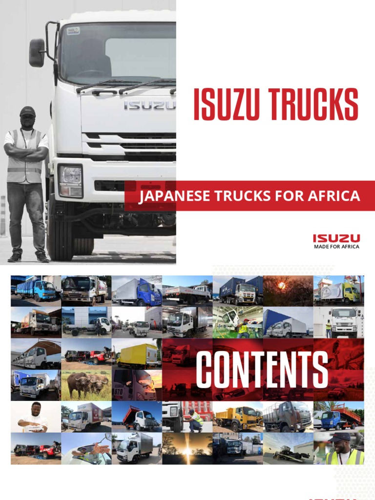 ISUZU-TRUCKS-CATALOGUE-ENGLISH-DIGI-LR-03 | PDF | Truck | Transmission ...