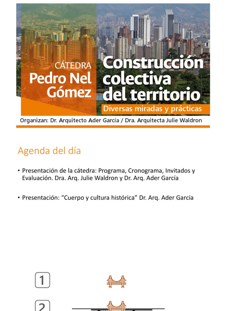 00 Programacion Catedra Pedro Nel Gomez - Dra Julie Waldron - 09!03 ...