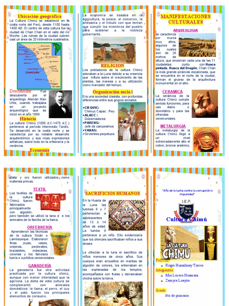 Triptico Cultura Chimu | PDF