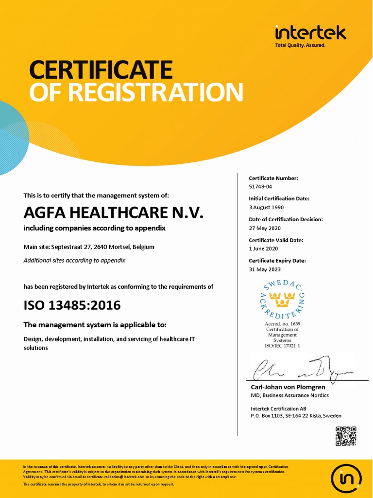 Agfa Healthcare N.V.: Including Companies According To Appendix | PDF ...