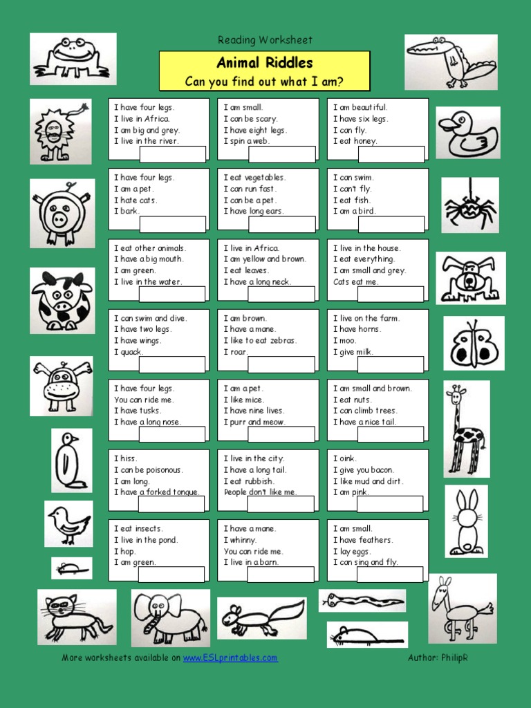 Animal Riddles: Can You Find Out What I Am? | PDF | Lion | Organisms