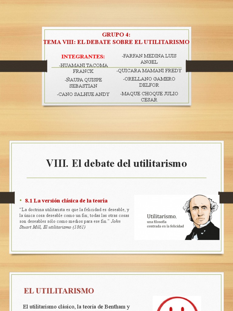 El Utilitarismo | PDF | Utilitarismo | Etica Aplicada