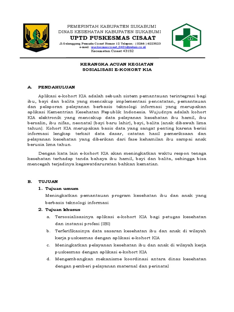 Sosialisasi E-Kohort KIA di Cisaat | PDF | Kesehatan Holistik