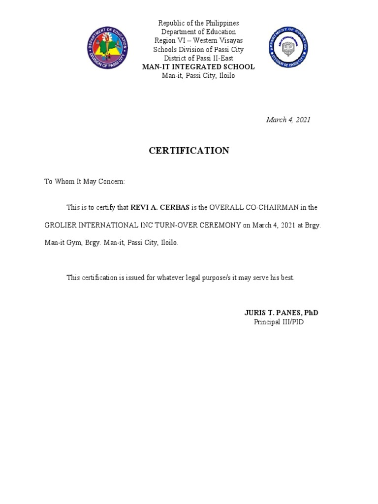 Certification Committees | PDF