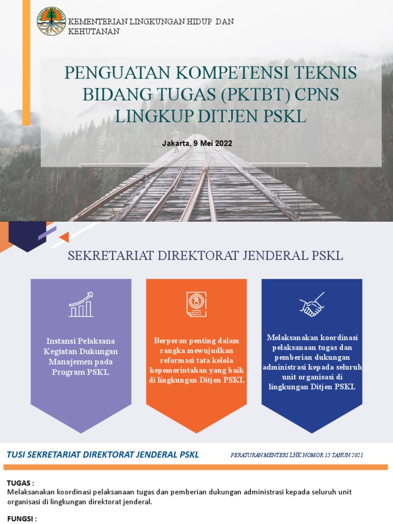 Bahan Paparan Tusi Setditjen PSKL | PDF