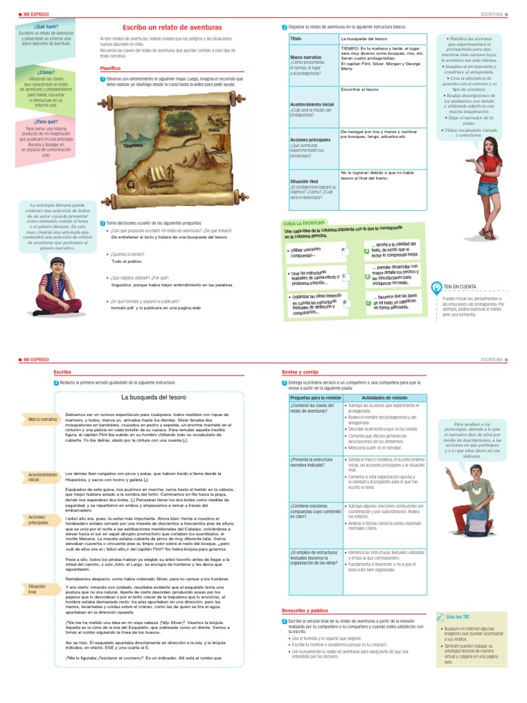 La Busqueda Del Tesoro Resumido.. | PDF | Narración