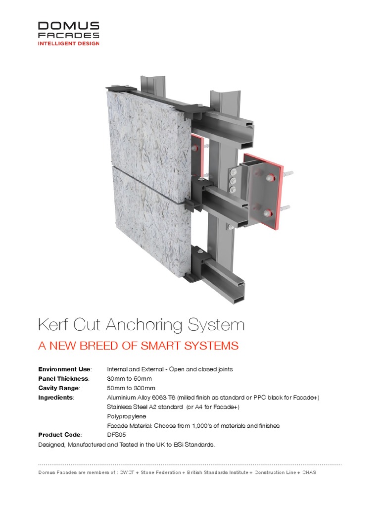 Kerf Cut Anchoring System: A New Breed of Smart Systems | PDF