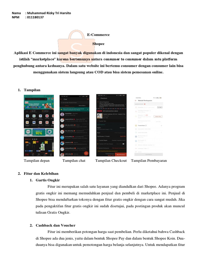 Potongan dan Fitur di Shopee E-Commerce | PDF | Pengelolaan Keuangan & Uang