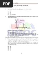 Past Papers 2019 SASMO G7 | PDF | Numbers | Vertex (Graph Theory)