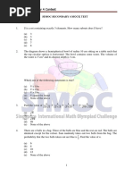 Past Papers 2019 SASMO G7 | PDF | Numbers | Vertex (Graph Theory)