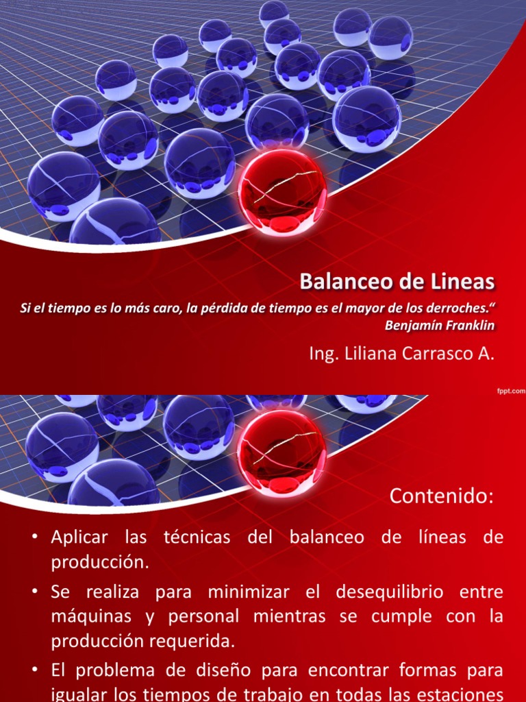 Balanceo de Lineas | Descargar gratis PDF | Ingeniería | Procesos de ...