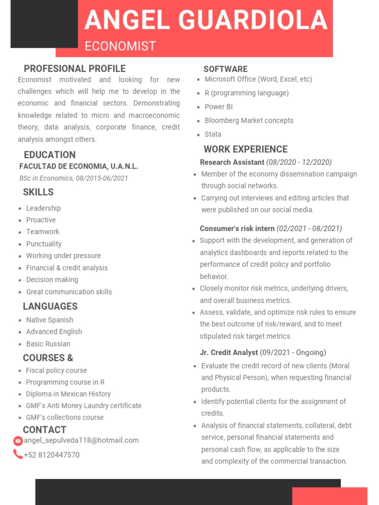 CV Angel Guardiola | PDF | Microsoft