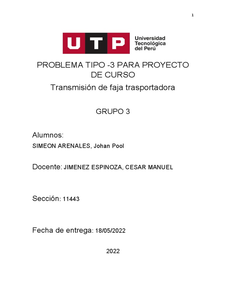 Pc2 Elementos Maquinas | PDF | Transmisión (Mecánica) | Engranaje