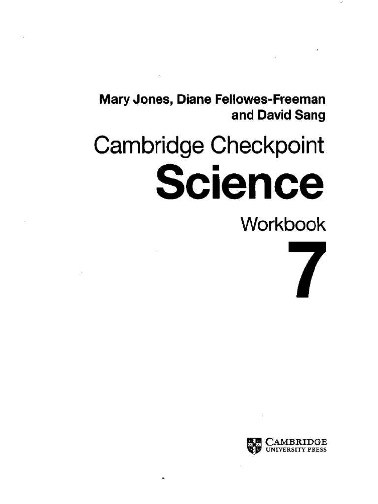 (Yr-7) Science Workbook | PDF