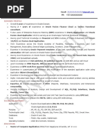 Oracle-Fusion-Hcm Sample Resume-2 | PDF | Oracle Corporation ...