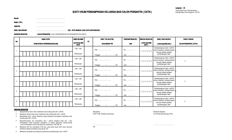 Visum TPK Catin | PDF