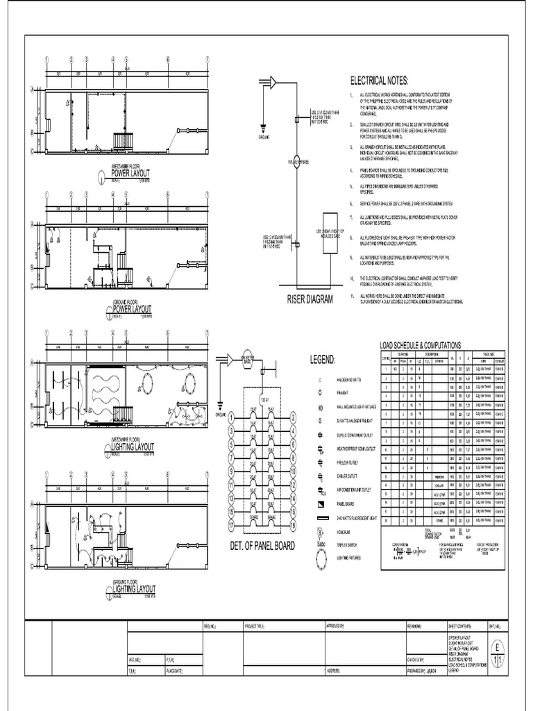 Sample Electrical Layout | PDF