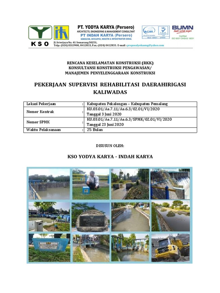 Rencana Keselamatan Konstruksi (RKK) | PDF