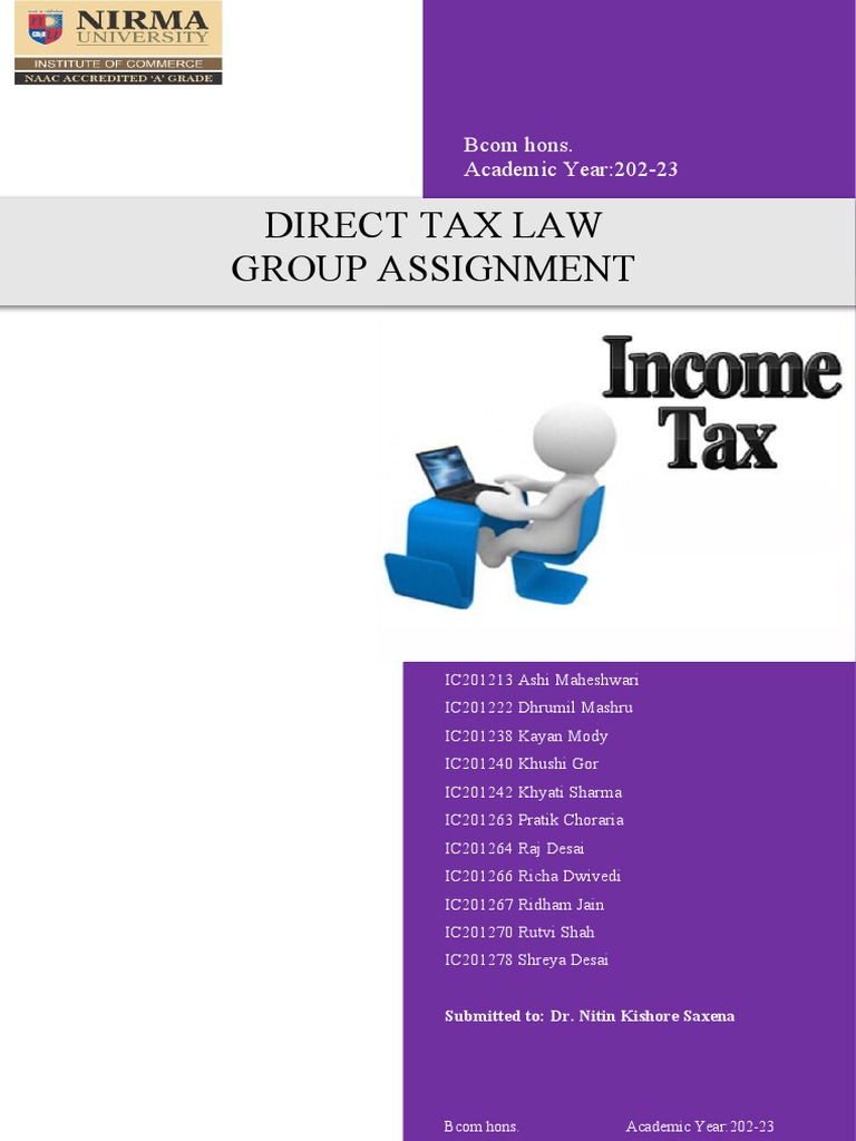 DTL Group Assignment | PDF | Taxes | Tax Avoidance