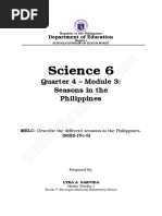 Grade 6 Science MELCs Overview | PDF | Earth | Learning