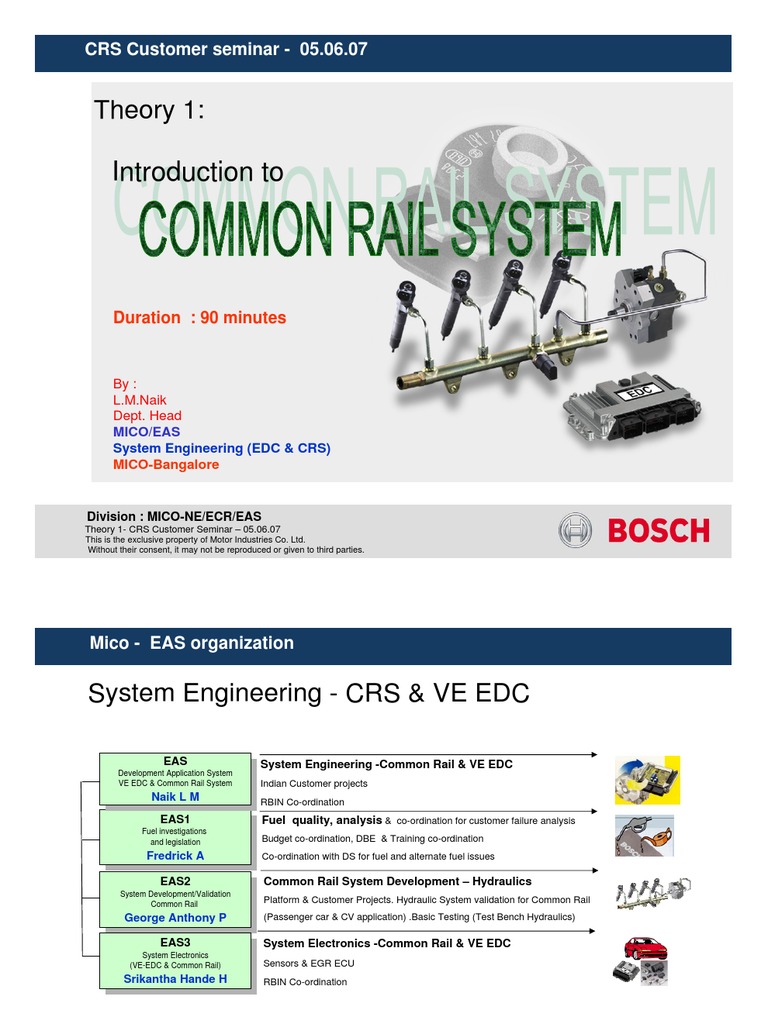 CRS Theory 1 by Naik N | PDF | Fuel Injection | Emission Standard